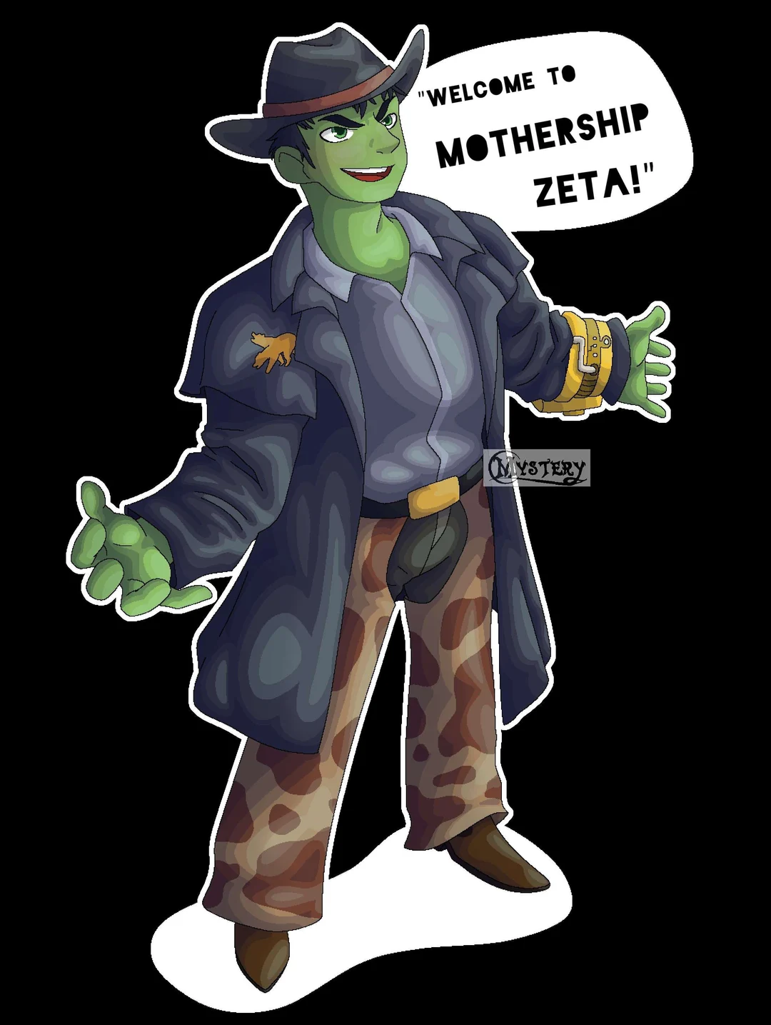 My super mutant TTRPG character drawn by BigInkyBoyo | Scrolller