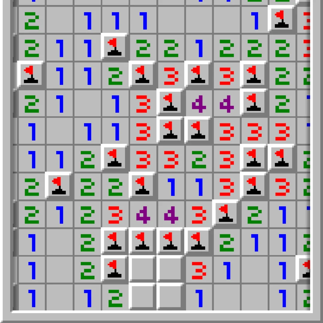 How to solve the square at the bottom? Minesweeper | Scrolller