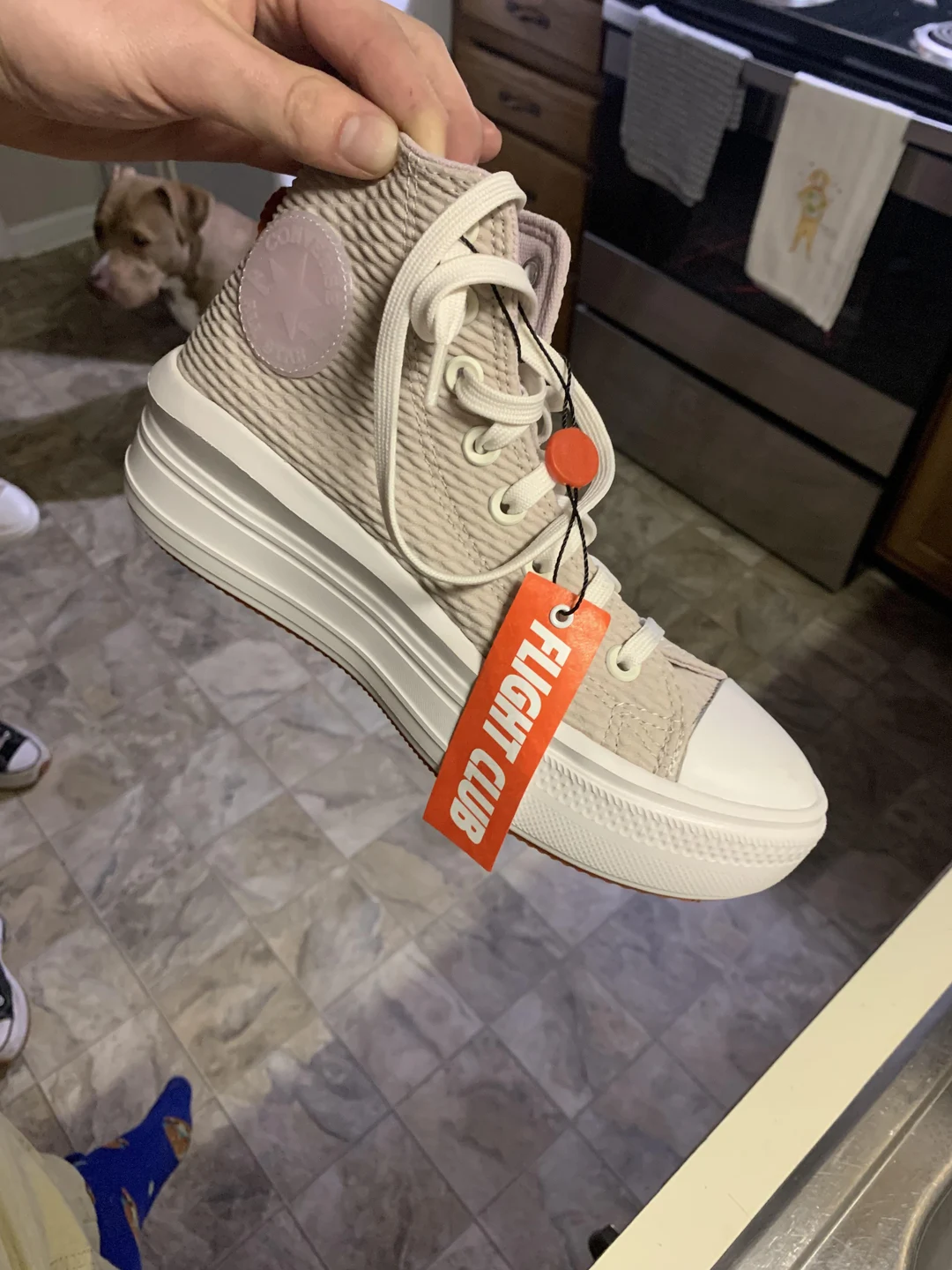 Can anyone help me identify this shoe? Can’t find them anywhere. Girlfriend got them for $30 and ...