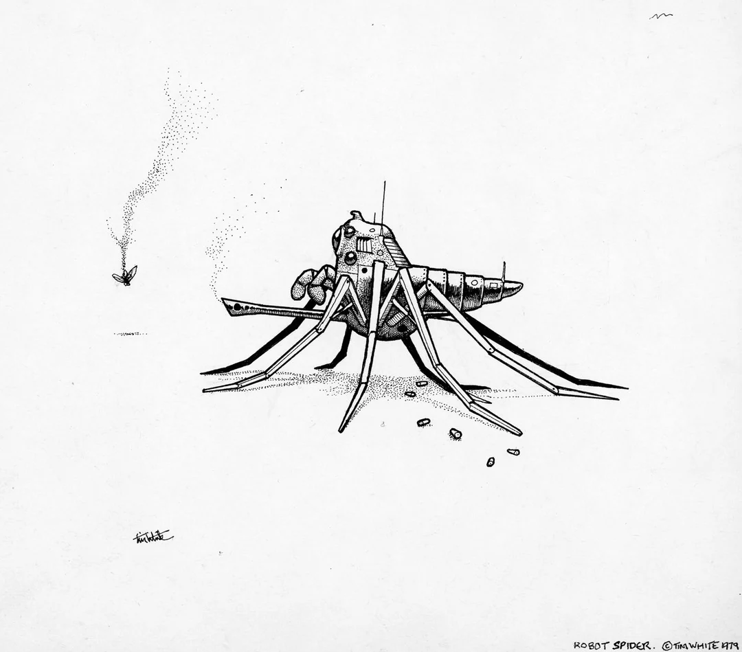 "Robot Spider" (1979) by Tim White | Scrolller