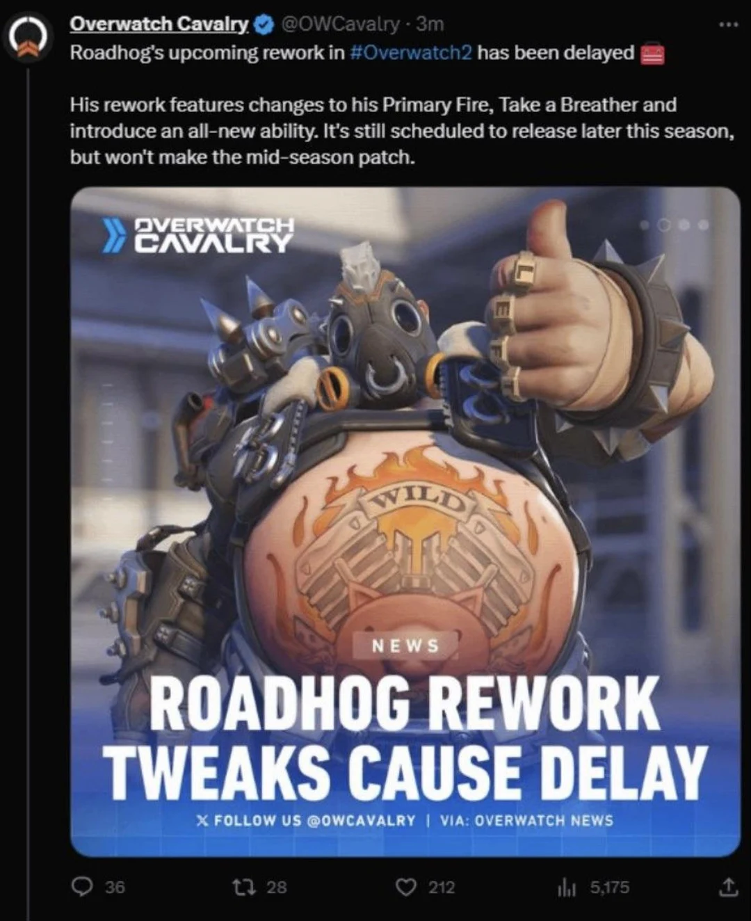 Roadhog Rework Incoming, What Do You Think is Gonna Happen to Hog? | Scrolller