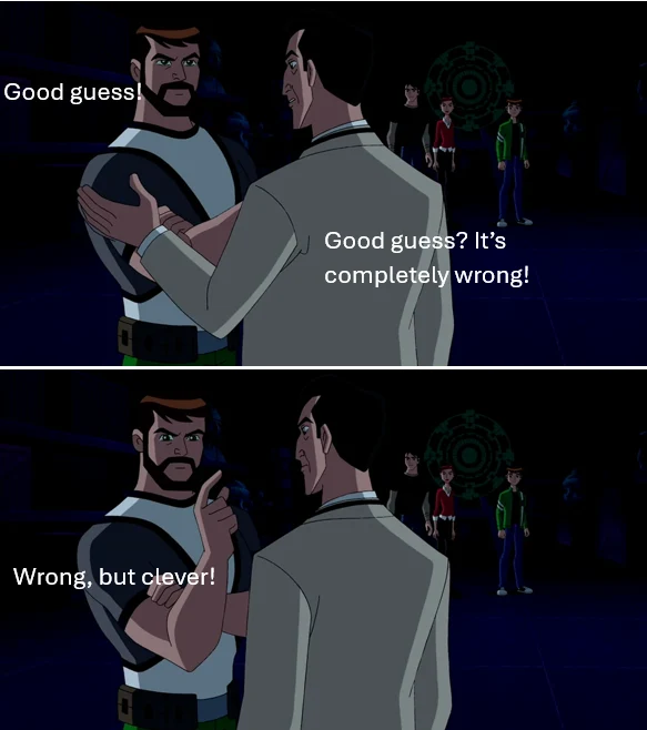 I think this scene from "Ben 10,000 Returns" has meme potential | Scrolller