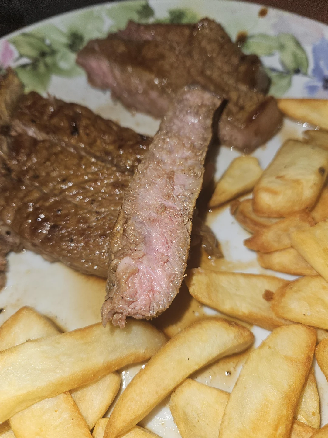 Medium T-Bone, only had one bite of Filet side. :( | Scrolller