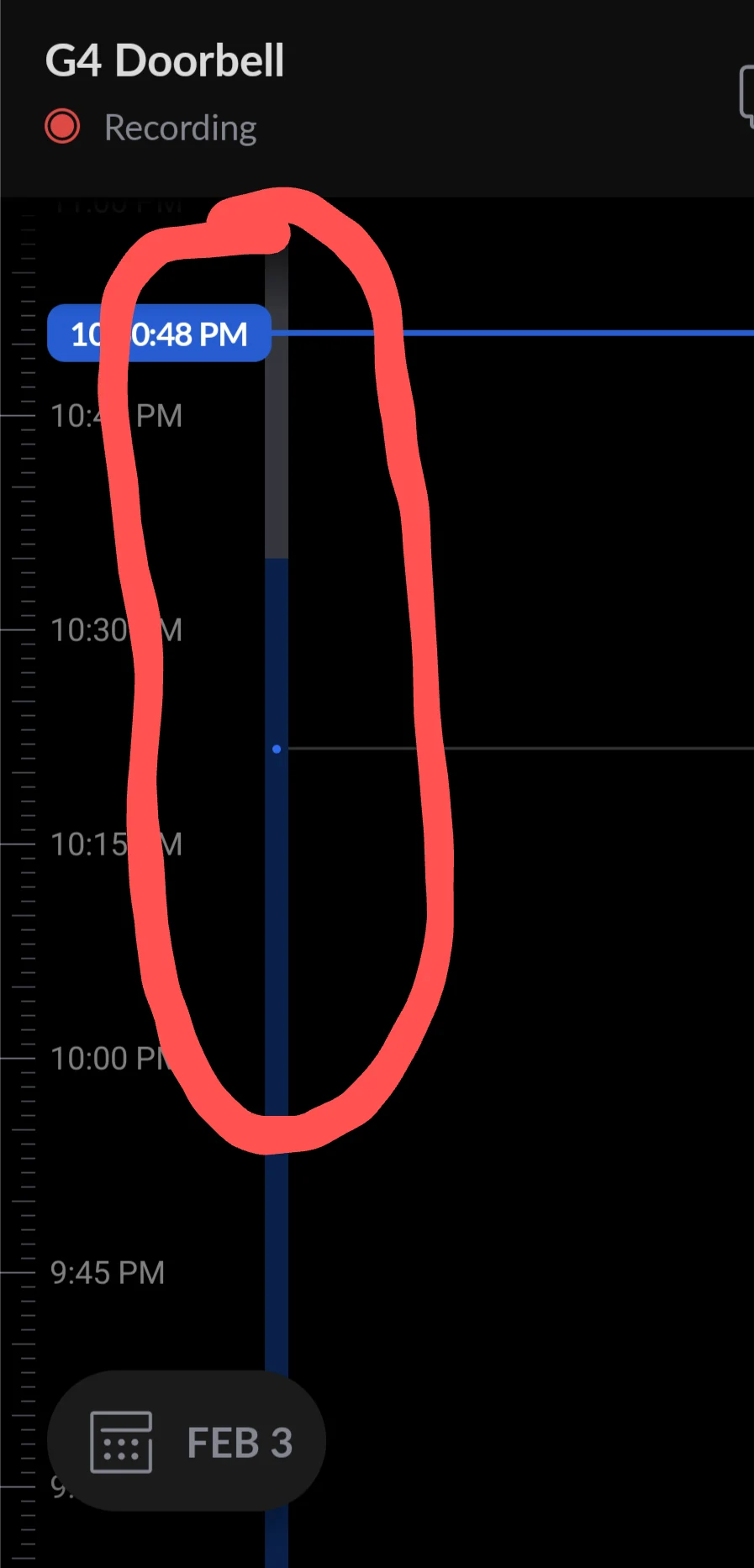 Blue / Grey line on timeline | Scrolller