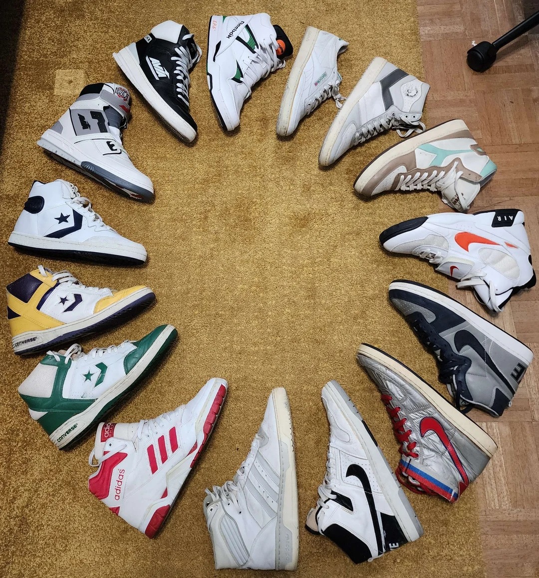 My updated vintage/retro sneaker wheel! (id in comments) | Scrolller