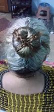 dutch braid +upside dutch braid + sock bun with criss cross braid | Scrolller