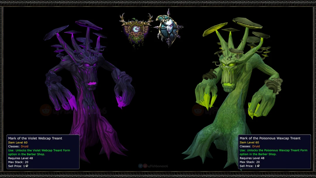 Concept: Forsaken Druid Mushroom Treant Forms | Scrolller