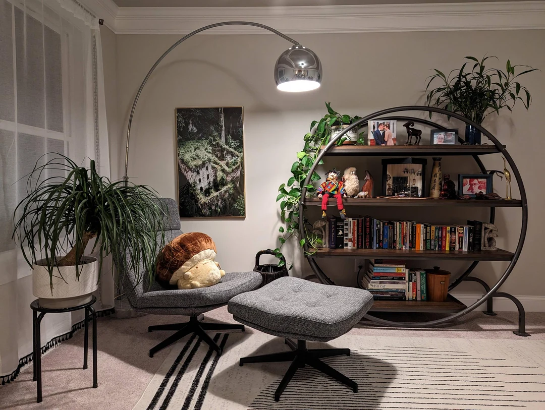 Reading corner in our Master Bedroom near Athens, GA | Scrolller