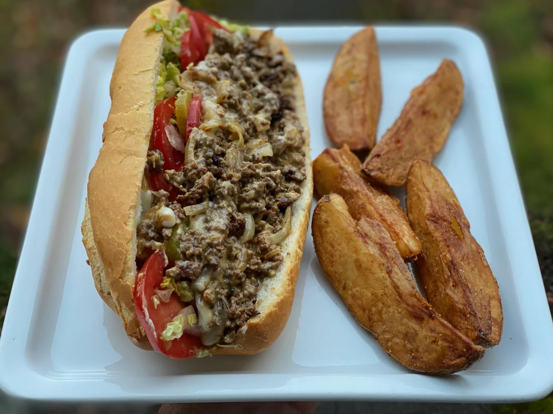 [OC] Fresh ground chuck + brisket chopped cheese [1200x1000] | Scrolller
