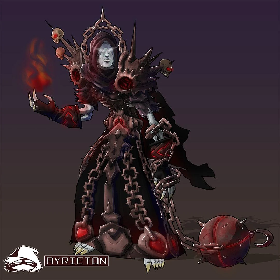 Warlock Character - drawn by me. | Scrolller