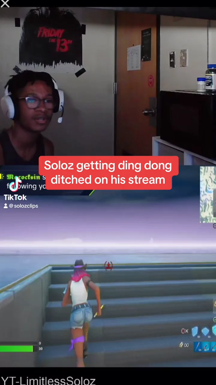 SOLOZ GETS DING DONG DITCHED WHILE PLAYING FORTNITE😂 | Scrolller