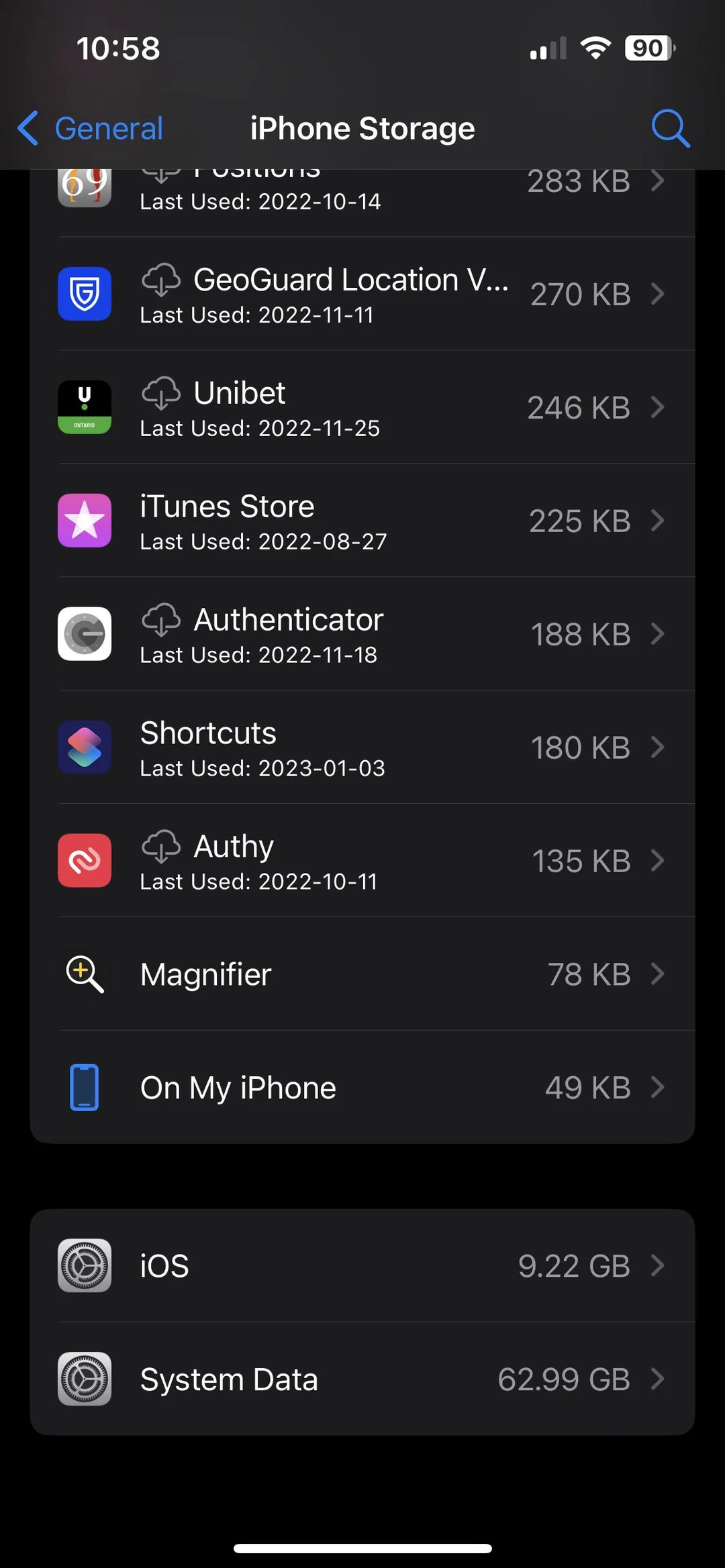 Help! System data taking up 62gb storage space.. what to do? | Scrolller
