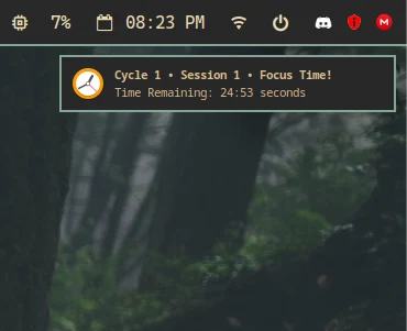 [DUNST] A Simple Pomodoro Timer Written in Bash | Scrolller