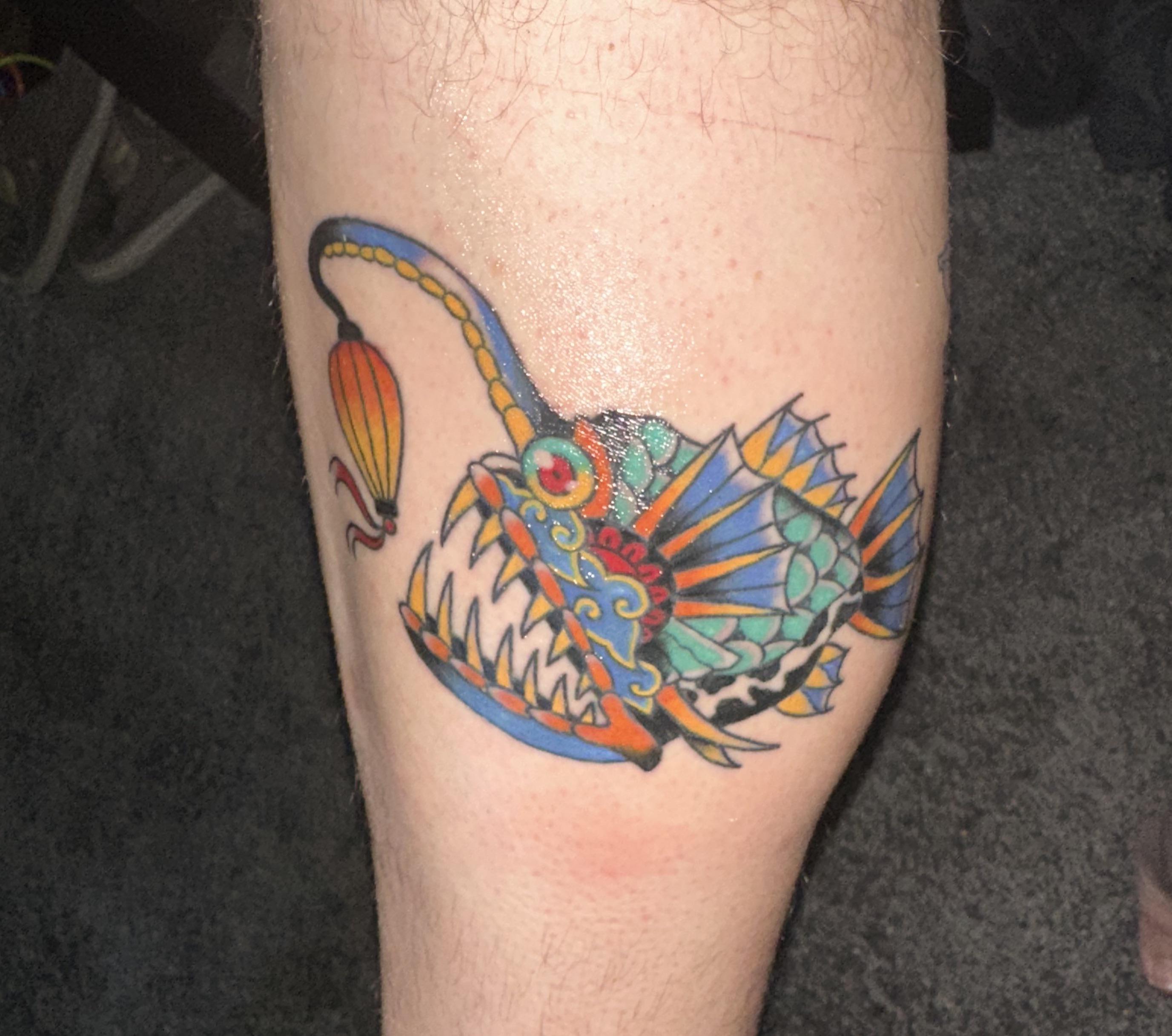 Anglerfish tat | Scrolller