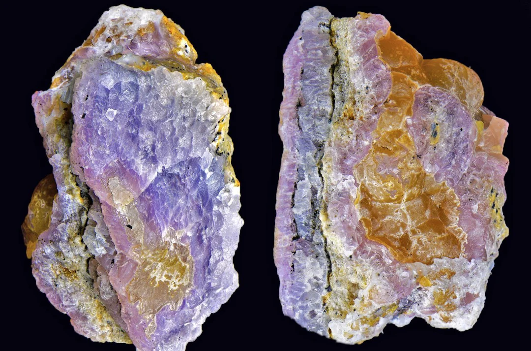 Cool multi-colored Smithsonite from Choix Mexico from our collection. | Scrolller