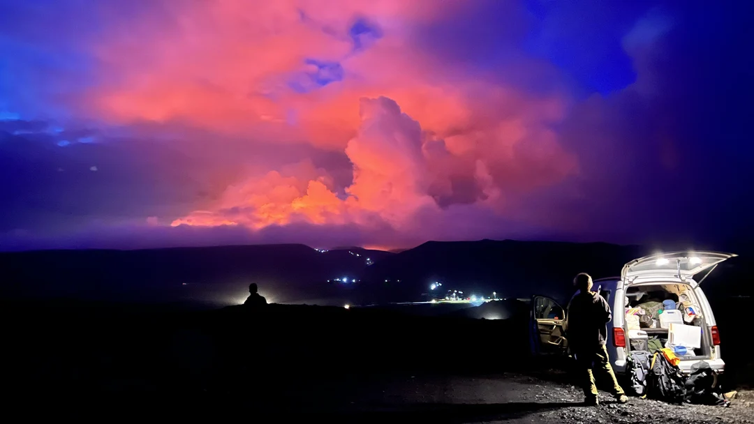 Volcano Eruption Iceland, shot on iPhone 13 Pro | Scrolller