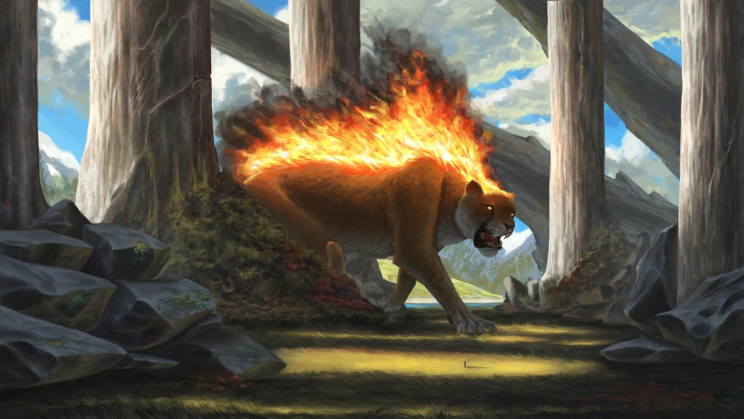 Wildfire, by me (Treetrunk), Digital, 2023 | Scrolller