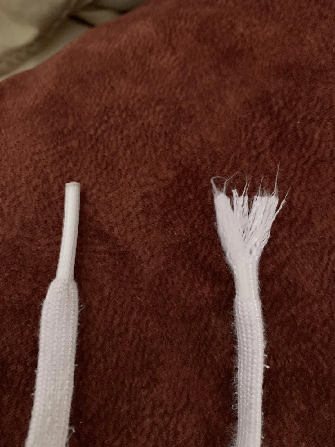 How can I fix my laces? the washing machine did this | Scrolller