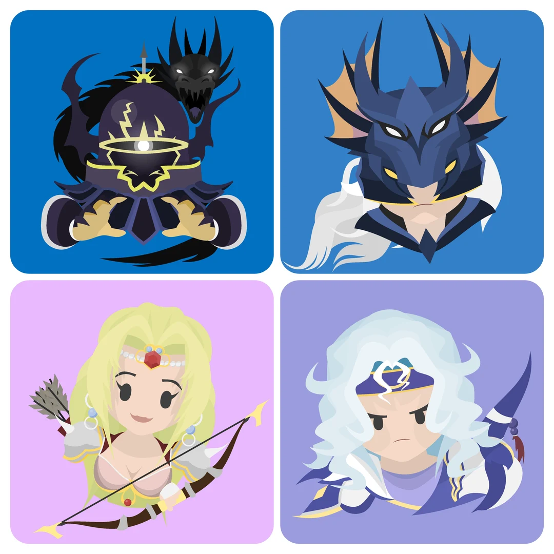 I made some FF4 icons :) | Scrolller