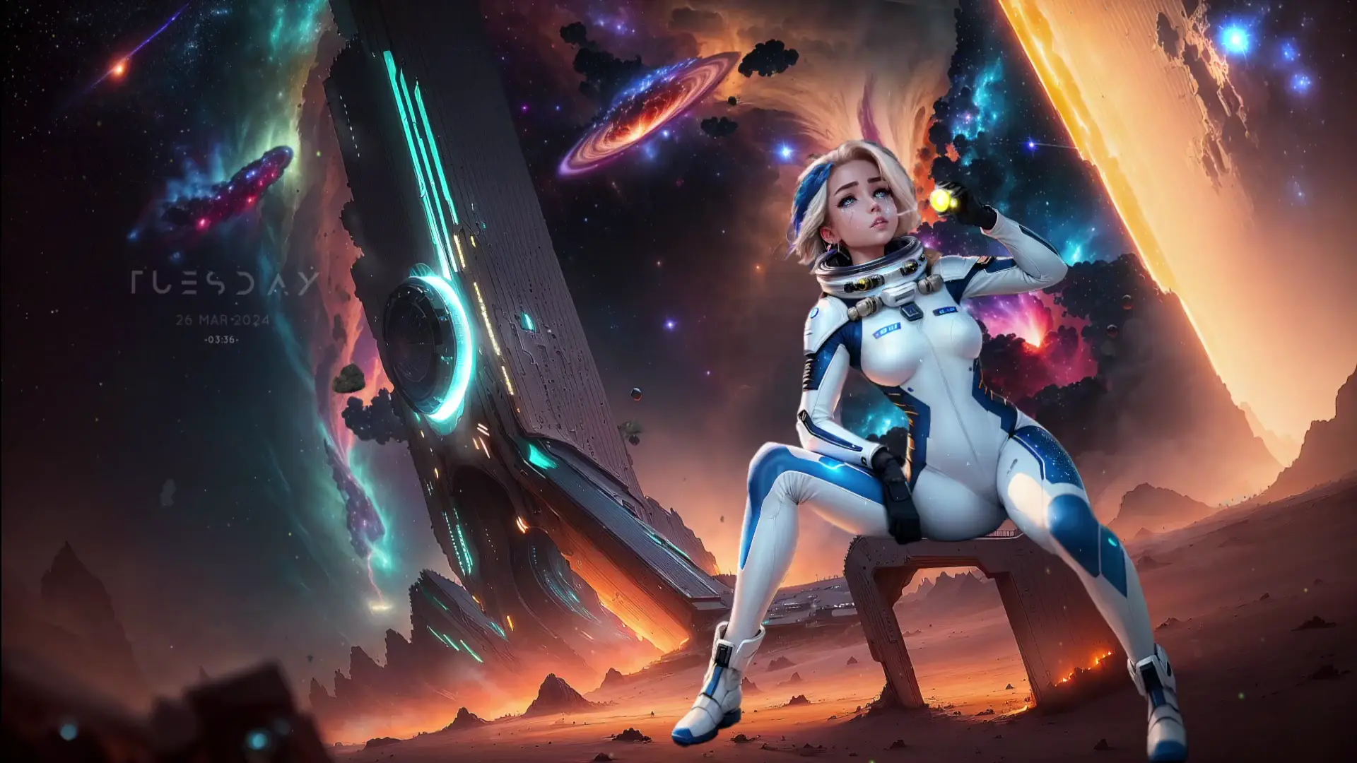 Echoes of Solitude 4K [OC] [space sci-fi] | Scrolller