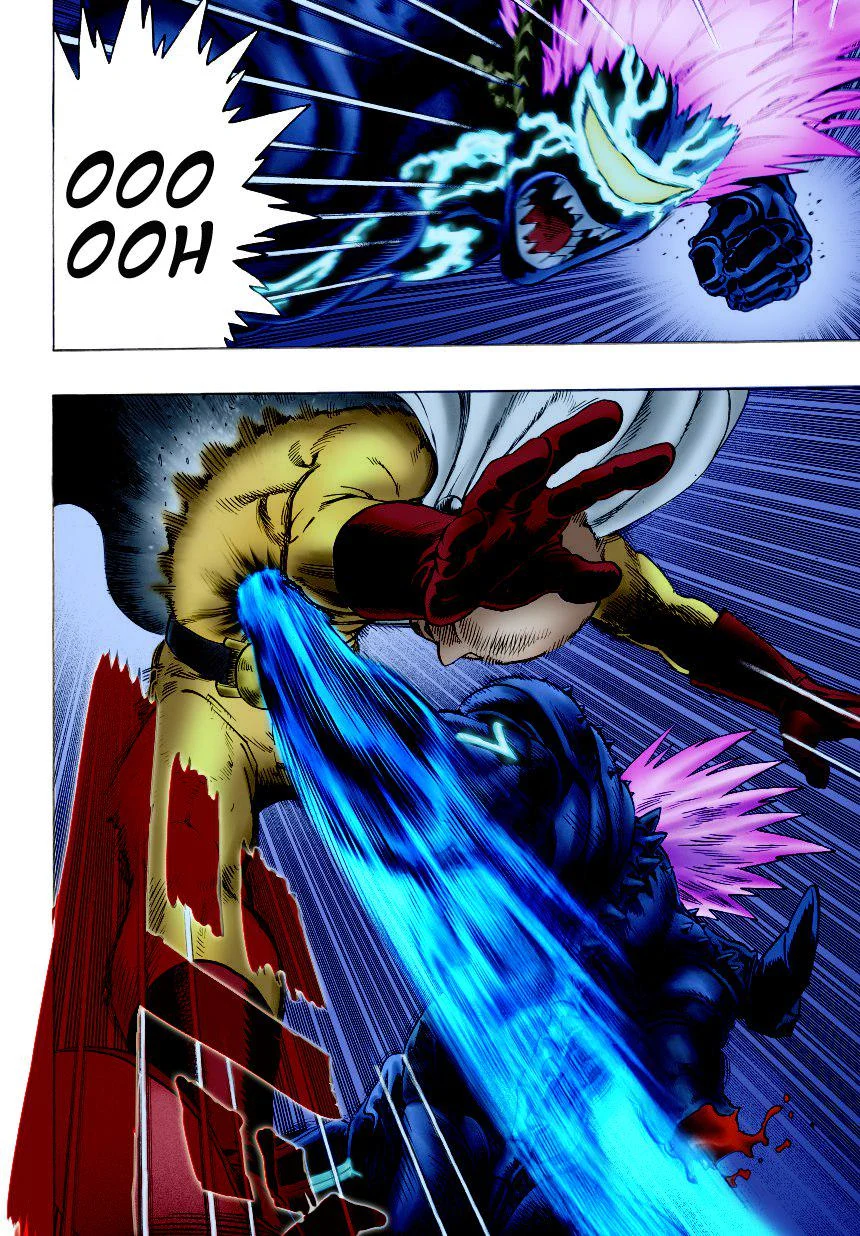 Colored this Page from chapter 35. (Saitama vs boros fight) | Scrolller