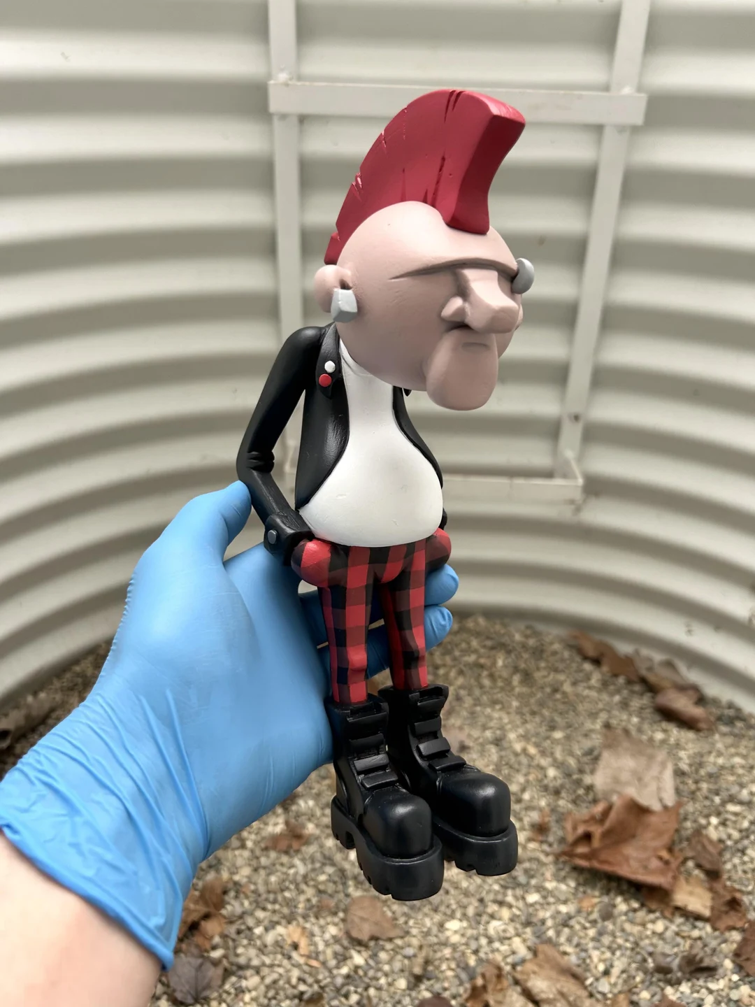 [self] punker, polymer clay, 2024 | Scrolller