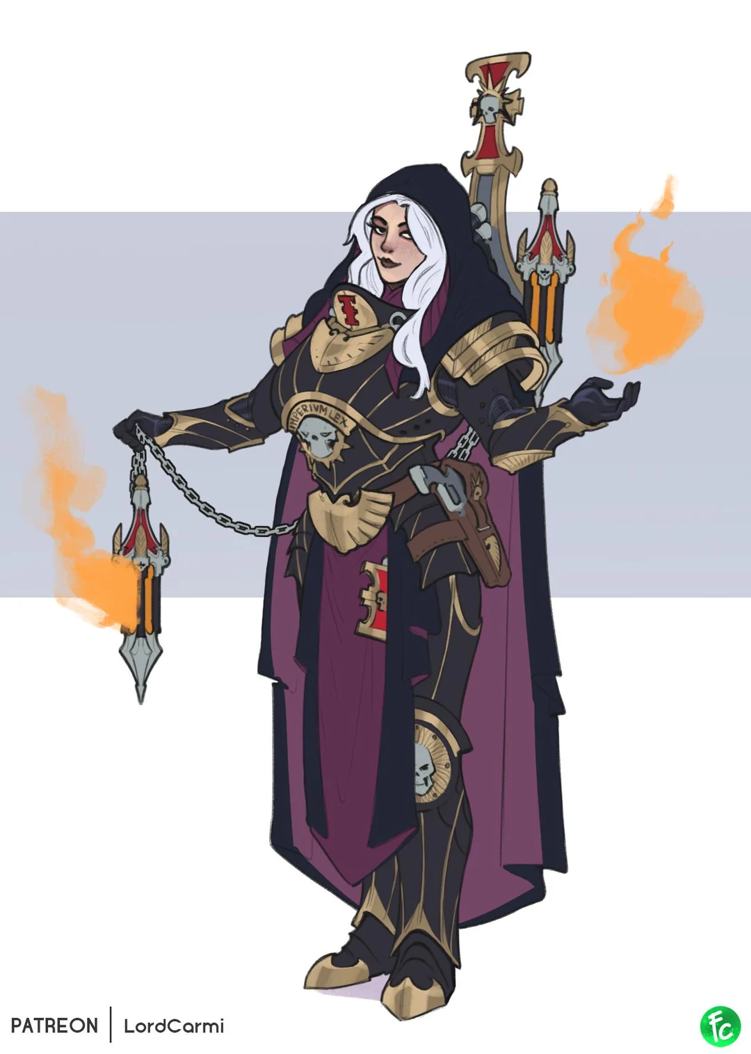 Inquisitor Camilla Solus (OC) by LordCarmi | Scrolller