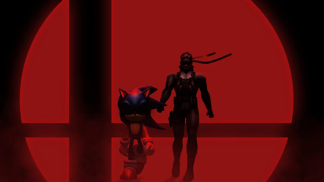 Solid Snake and Sonic The hedgehog (Smash bros brawl 2008) [3840 x 2160] | Scrolller