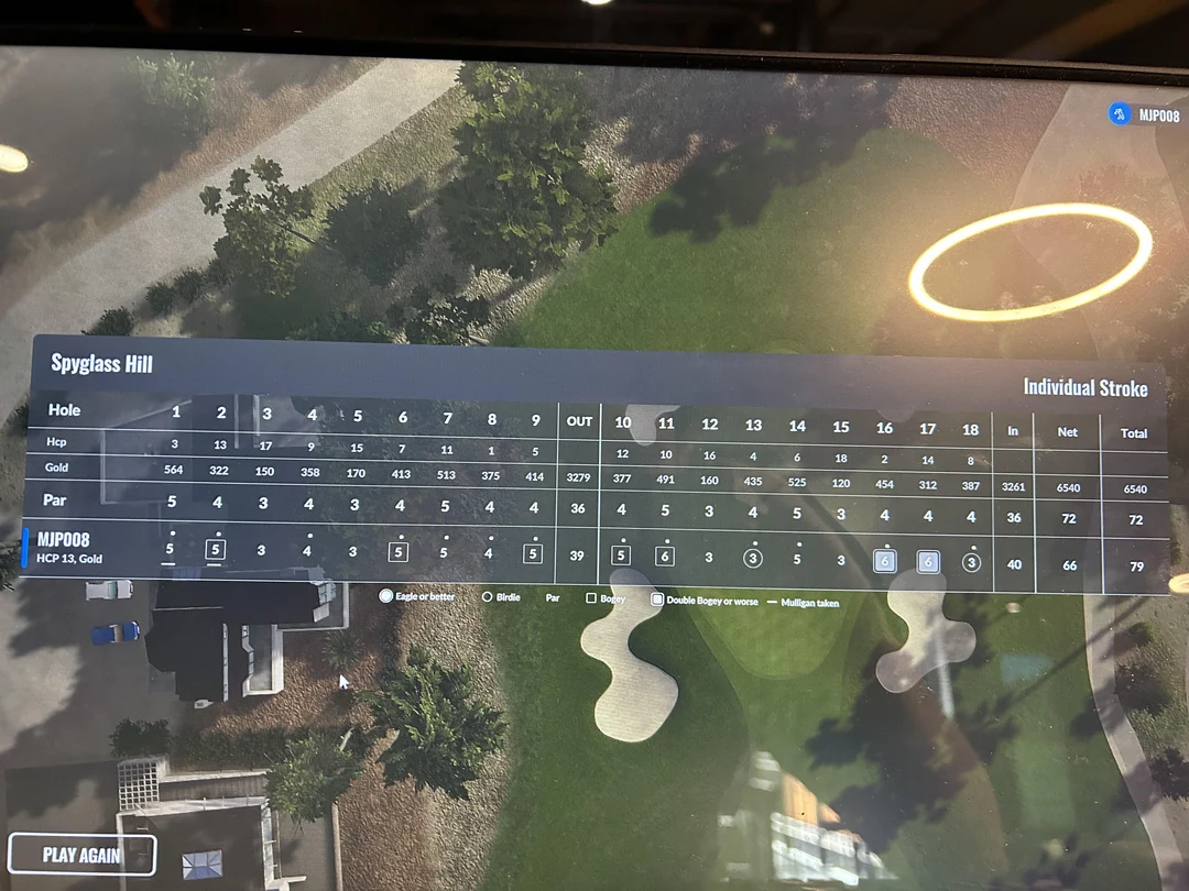 Finally Broke 80 (simulator) | Scrolller