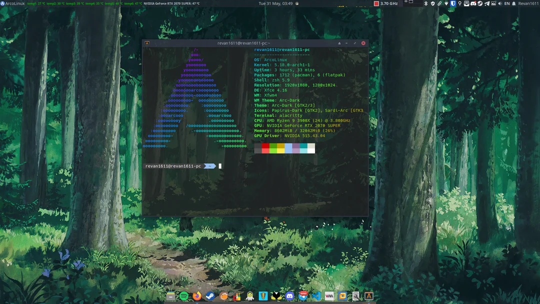 [XFCE] My first setup | Scrolller