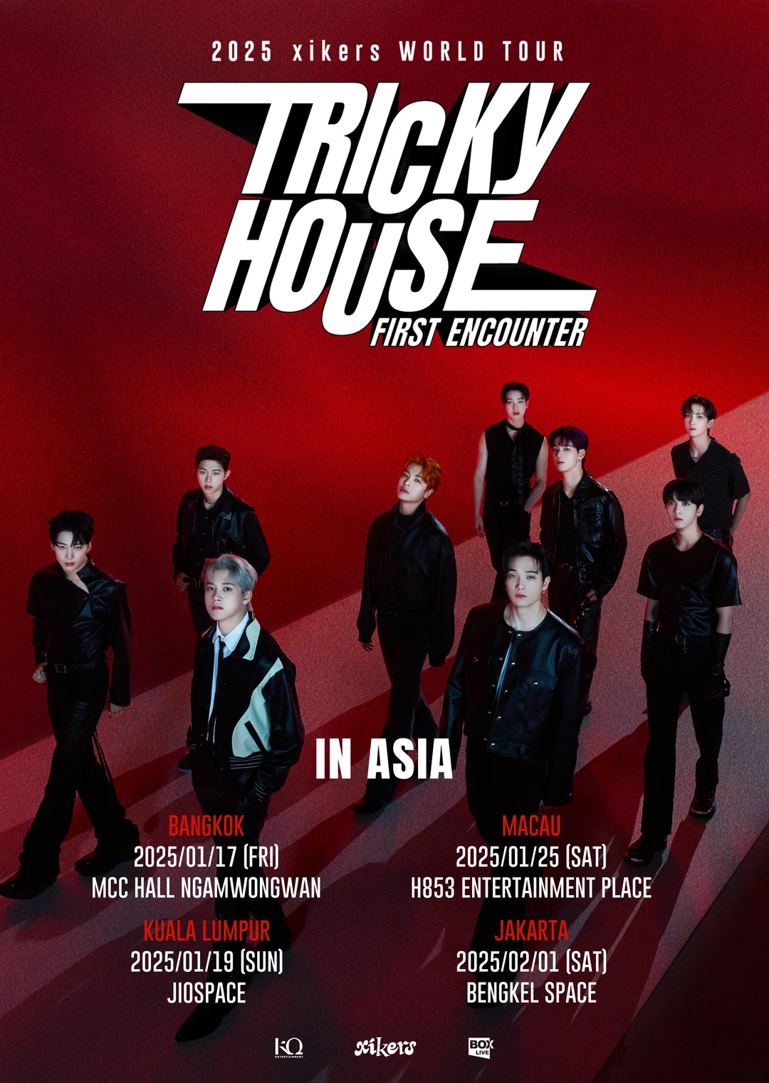 xikers - World Tour 'TRICKY HOUSE : FIRST ENCOUNTER' in Asia Announcement | Scrolller