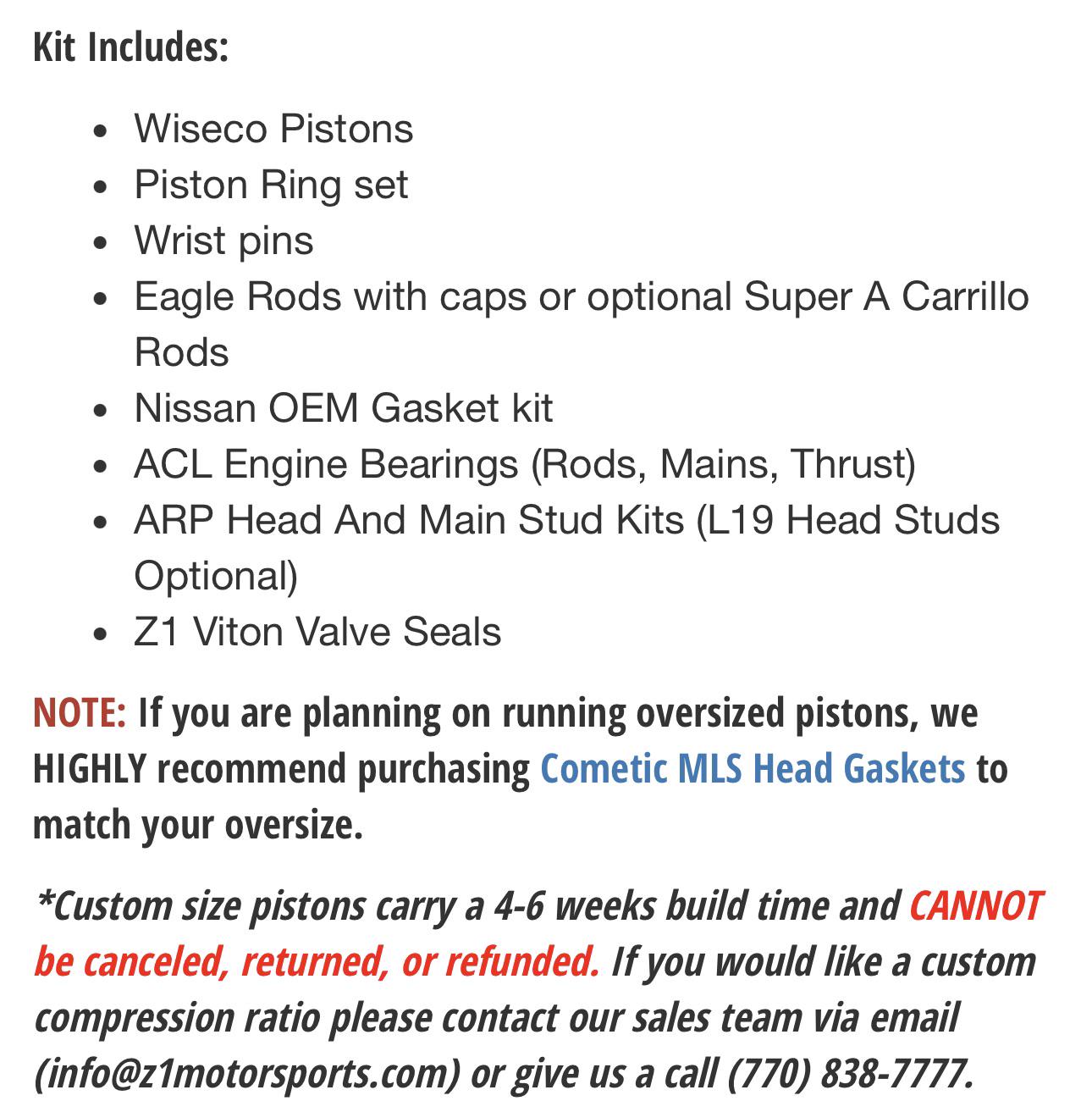 Z1 Stage 3 Rebuild Kit | Scrolller