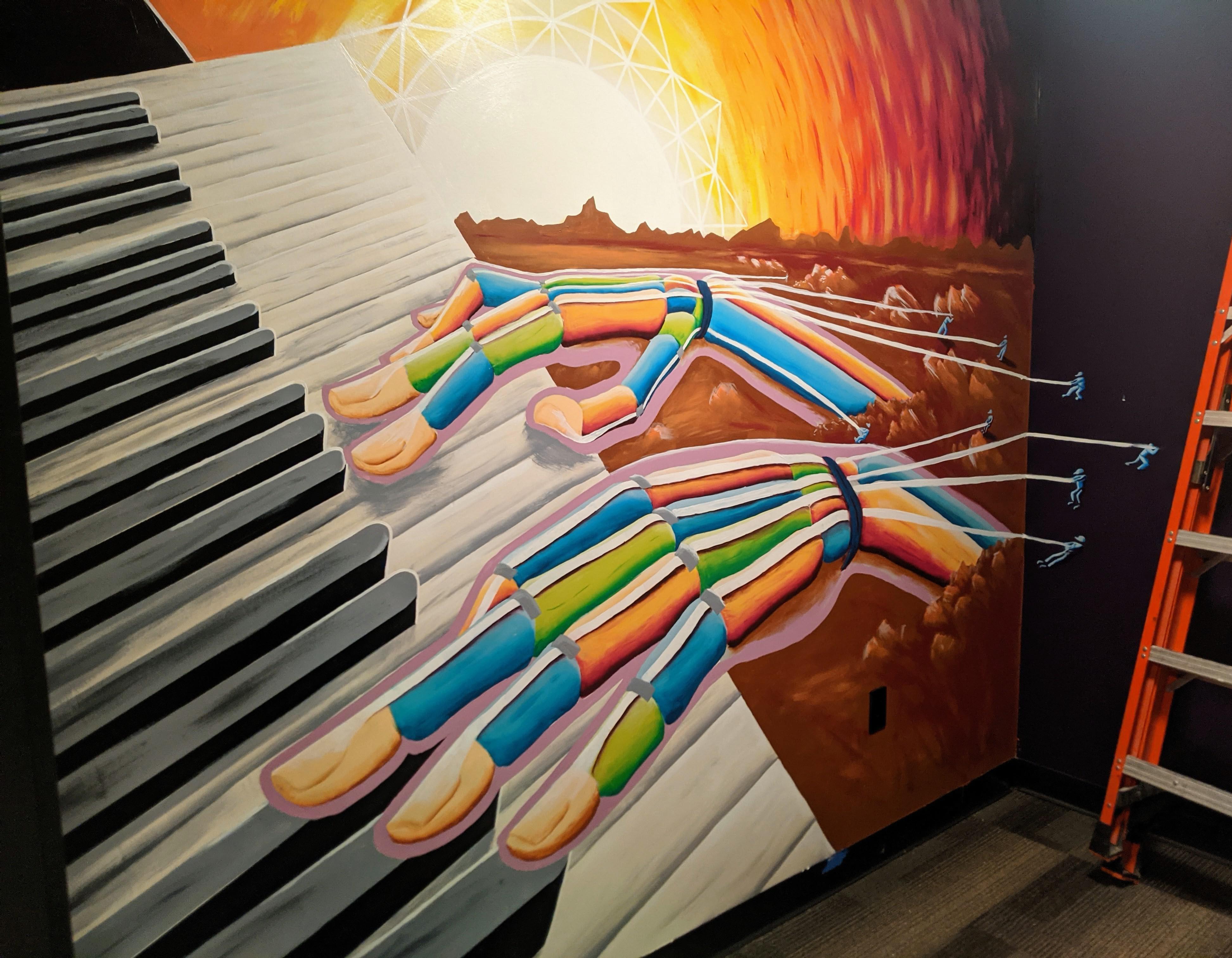 String Theory, Me, Mural, 2021 | Scrolller