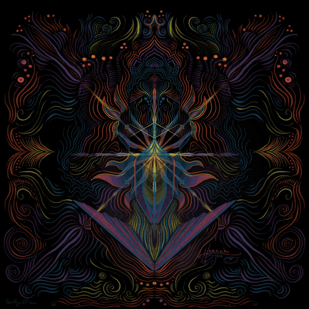 Luminous Source, Me, Digital Drawiing, 2023 | Scrolller