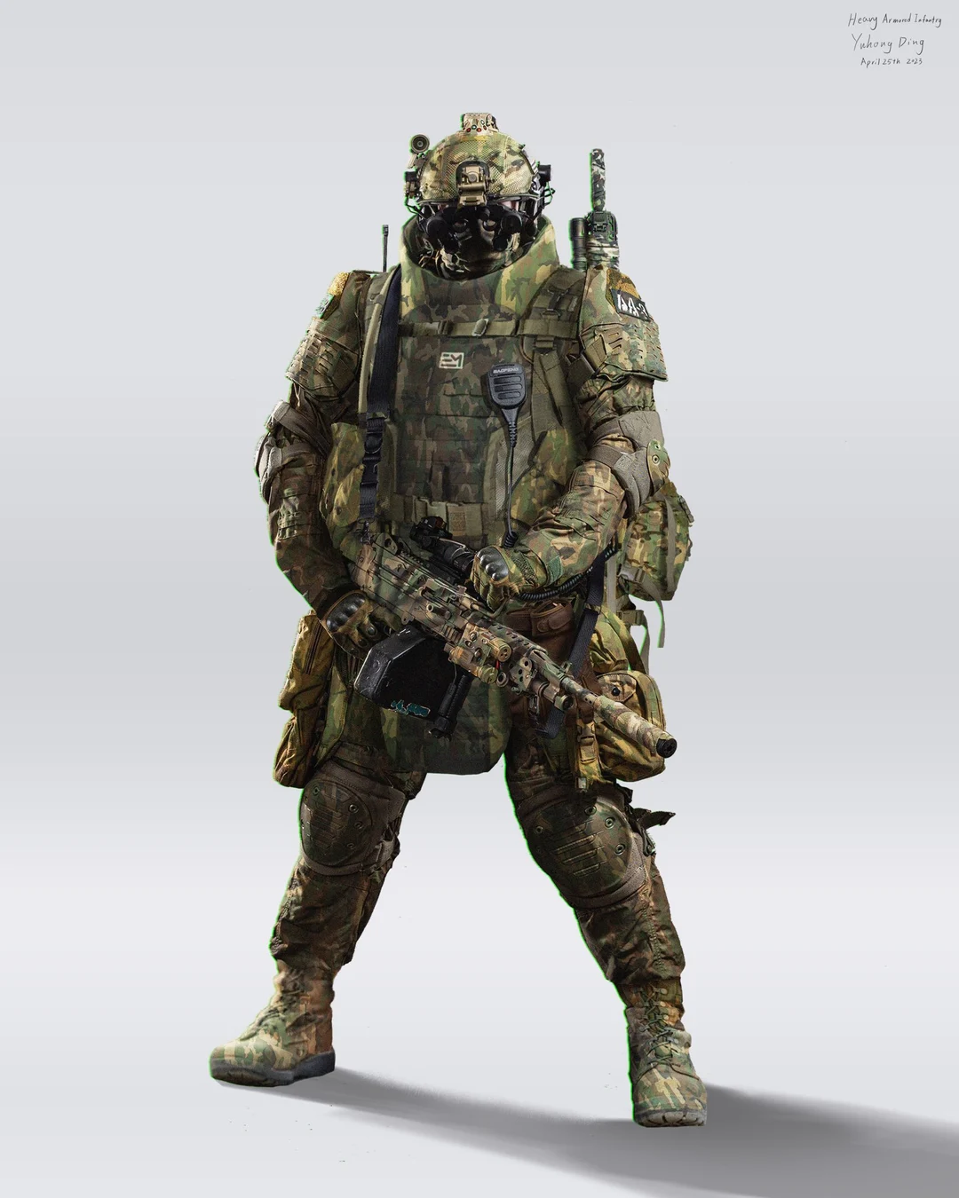 Heavy Armored Infantry by Yuhong Ding | Scrolller