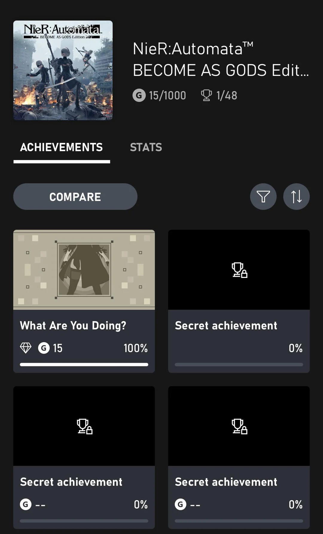 You guys I got my first achievement! | Scrolller