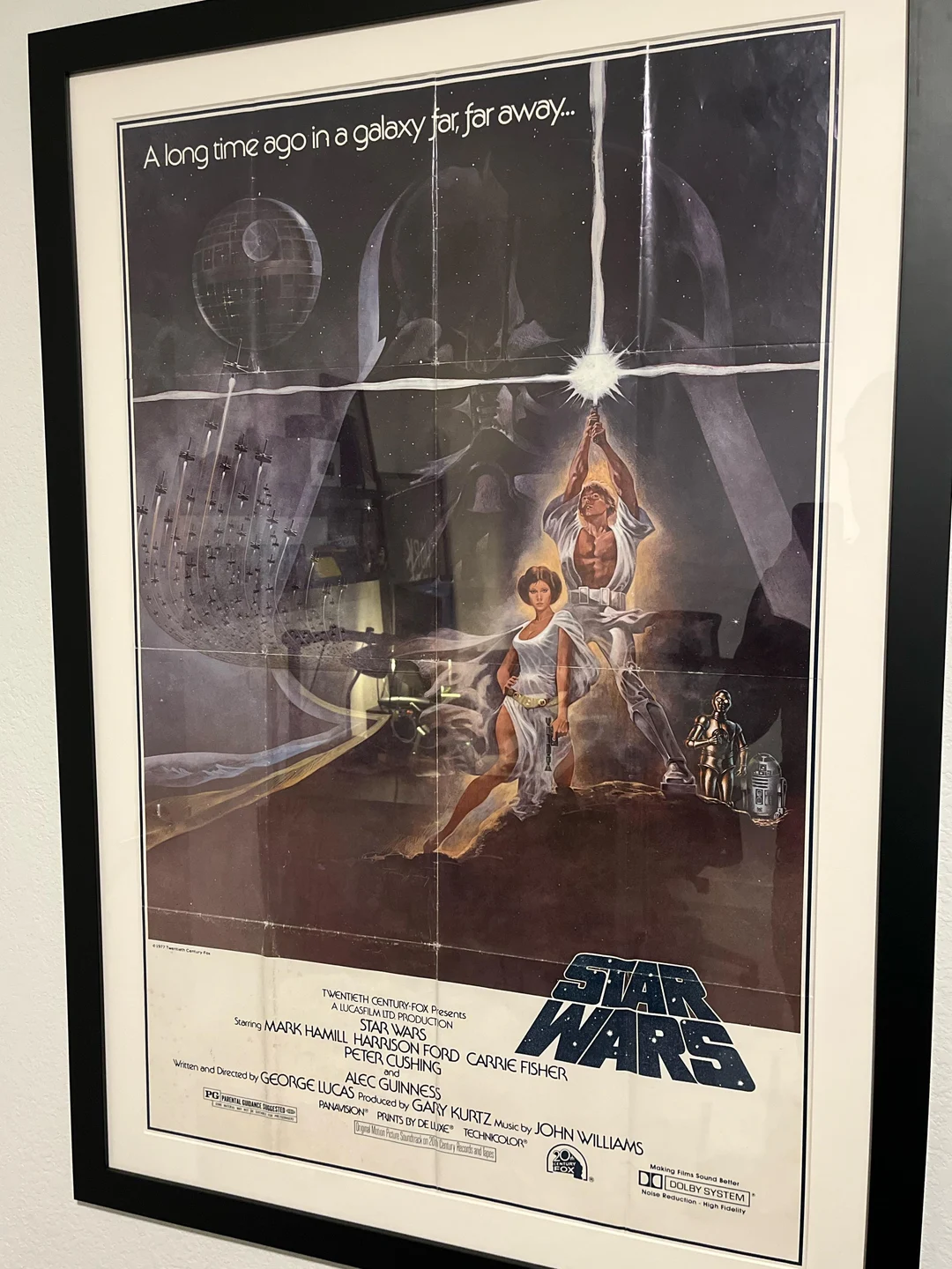 A New Hope poster finally framed. | Scrolller
