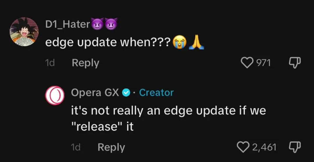 Opera’s team is hilarious | Scrolller