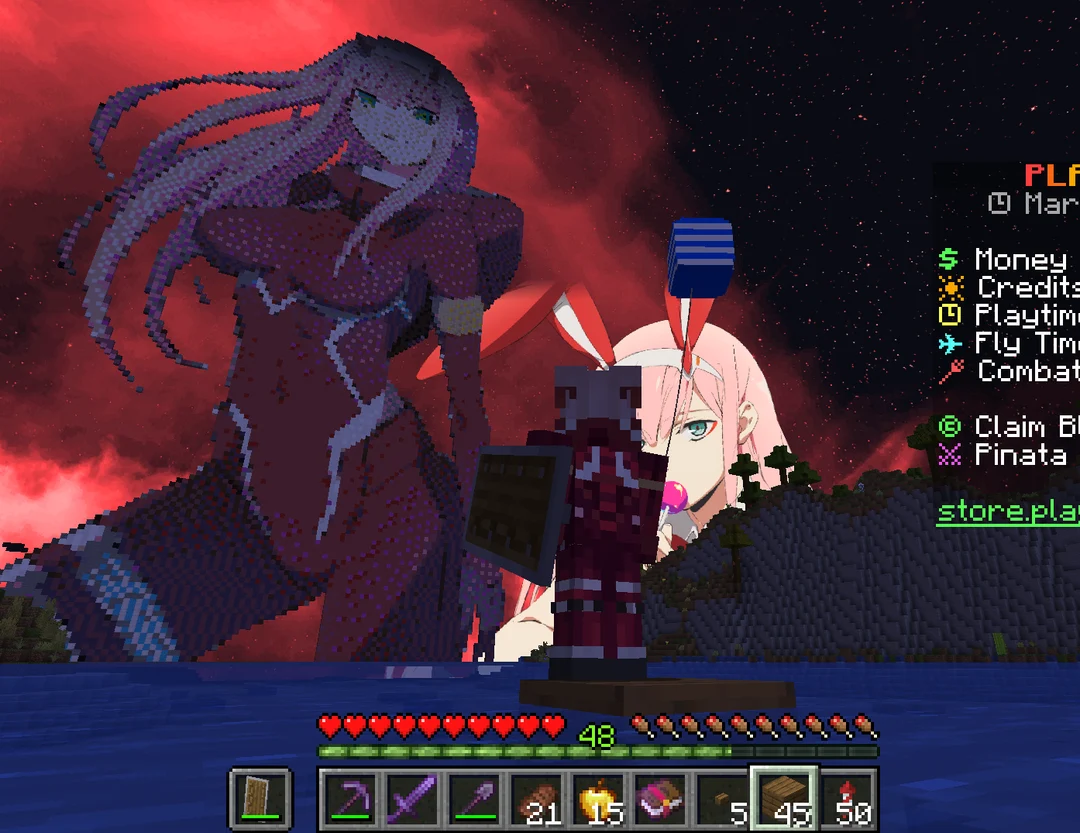 ZeroTwo Pixelart | Scrolller