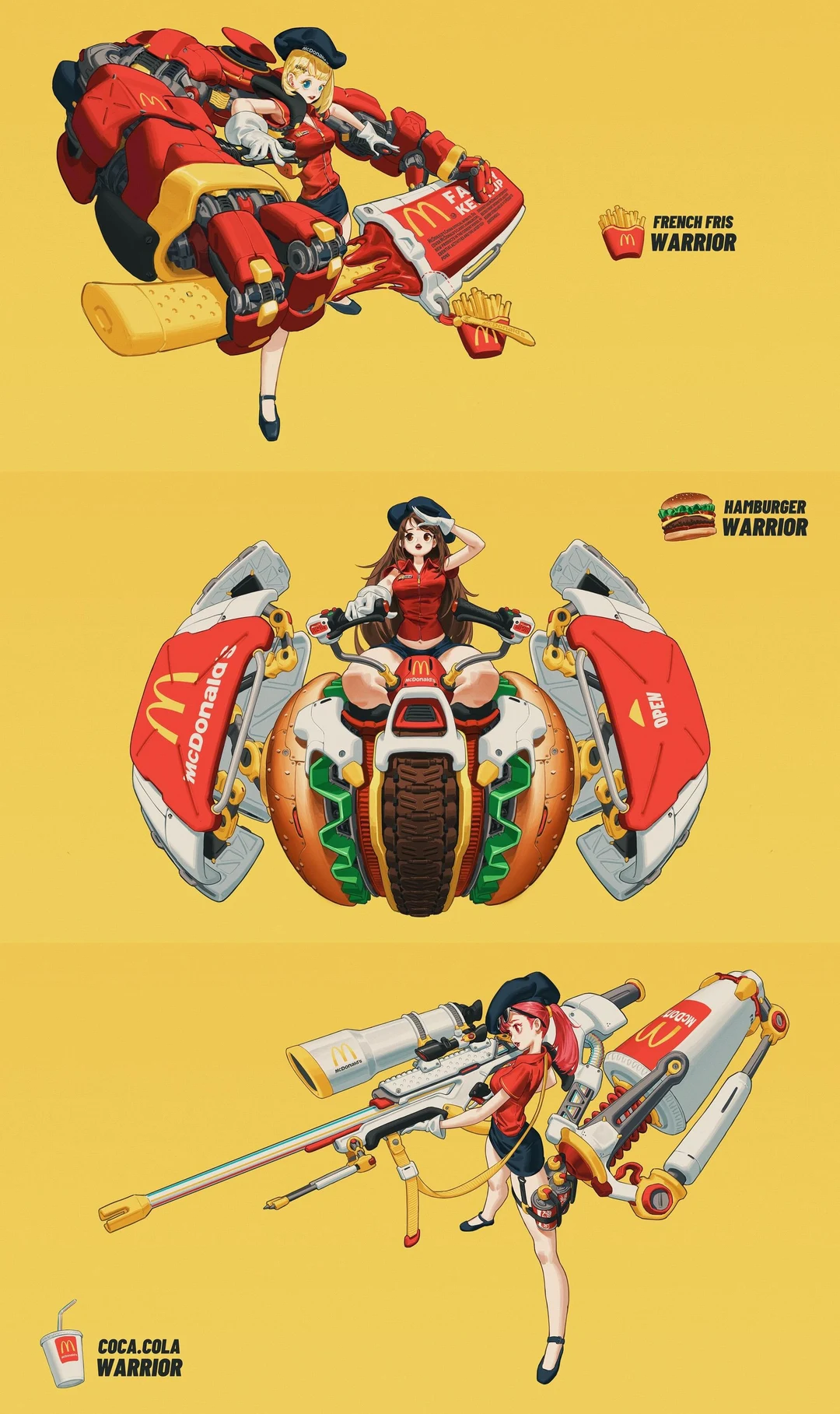 Fast Food Warriors by CG Ron | Scrolller