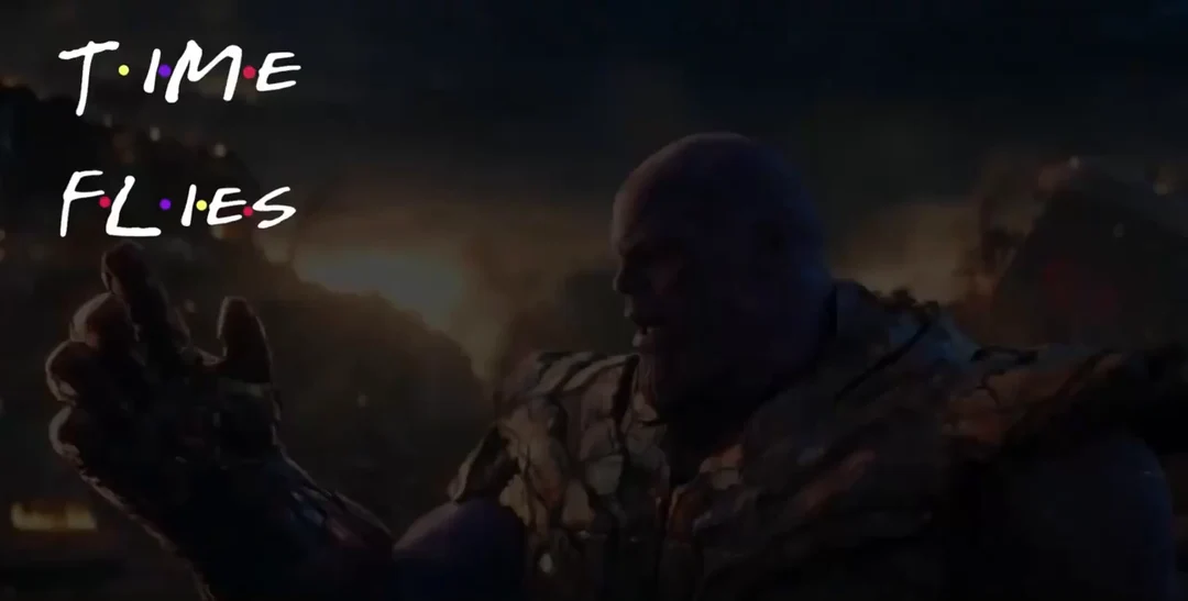 Josh Brolin (Thanos) and Robert Downey Jr. (Iron Man) in Avengers: Endgame | Scrolller