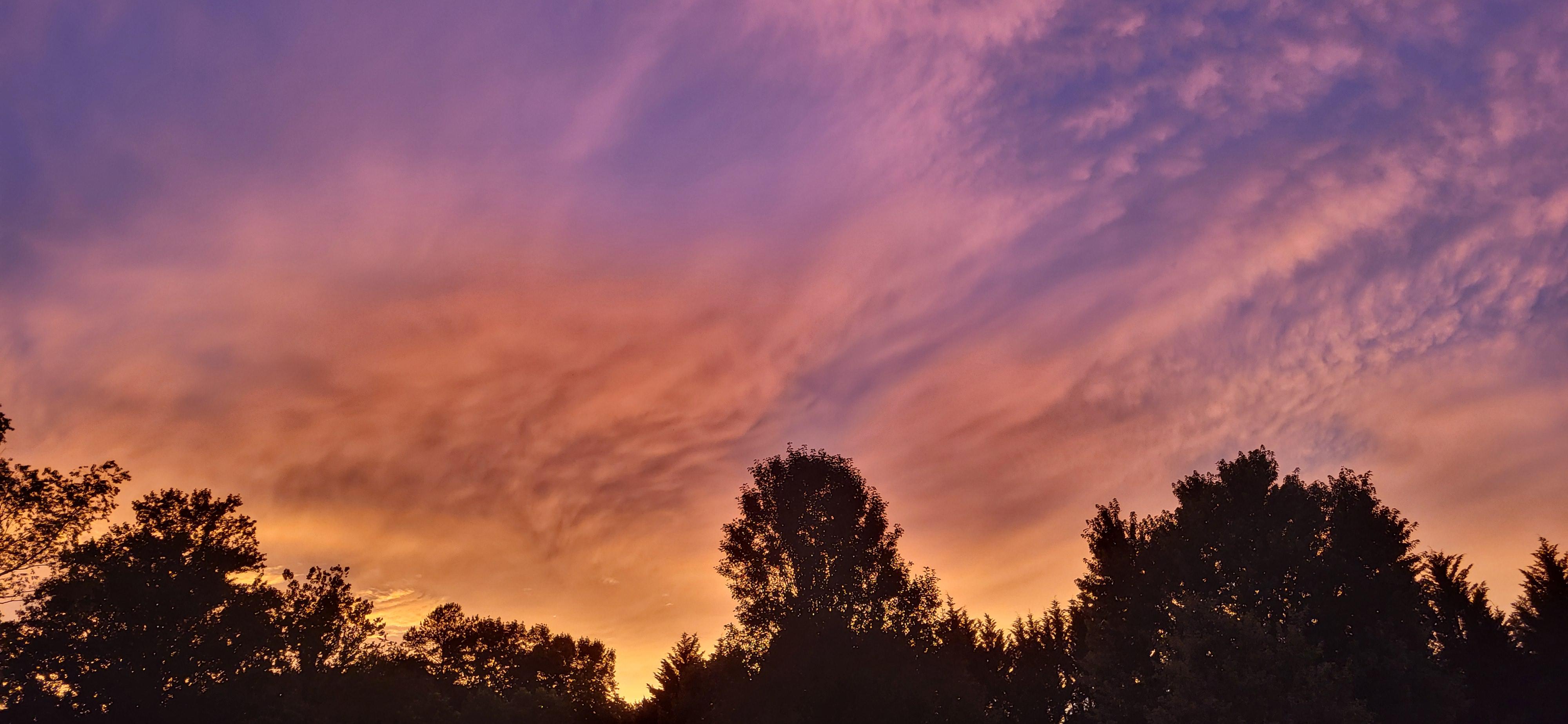 Sunset from my front porch | Scrolller