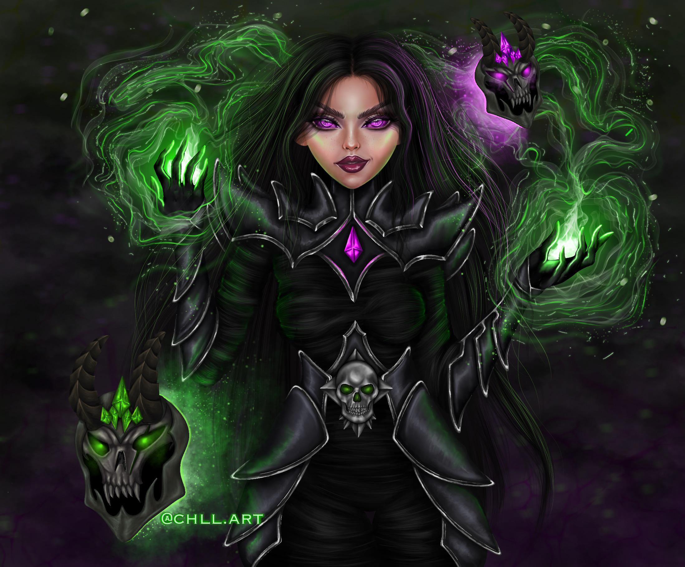 Drawing of my belf warlock by me @chll.art | Scrolller