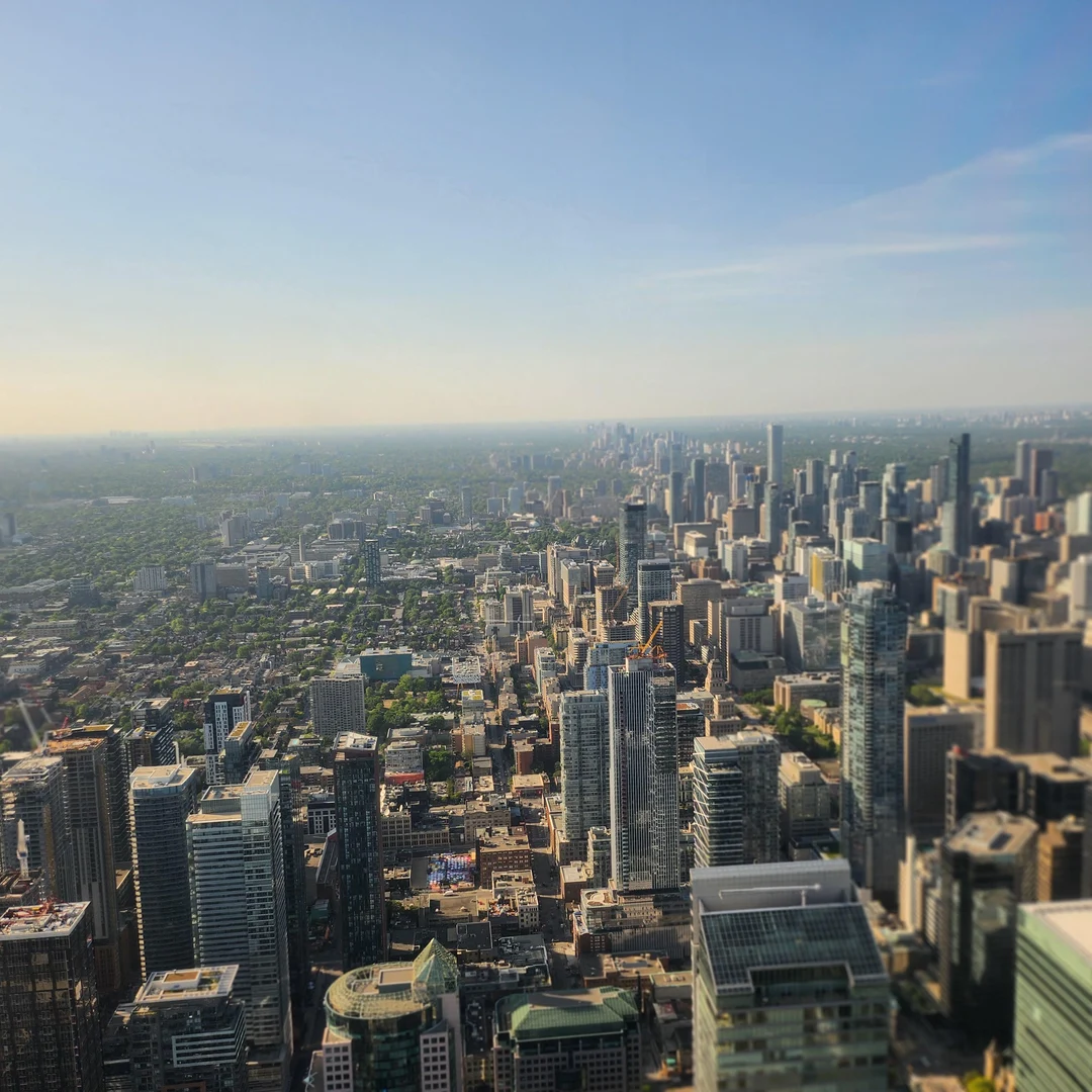 Toronto Skyline from the CN Tower | Scrolller