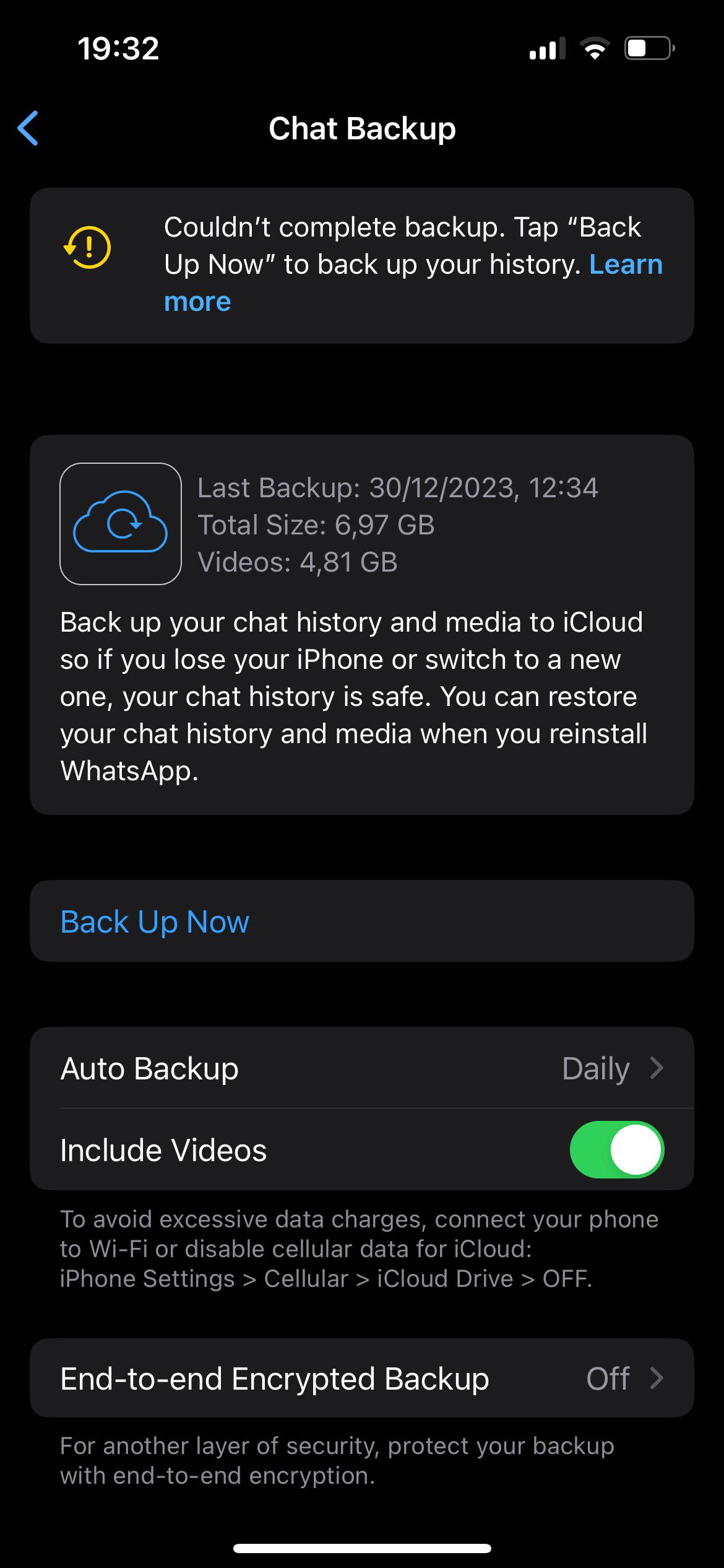 Help with WhatsApp backup | Scrolller