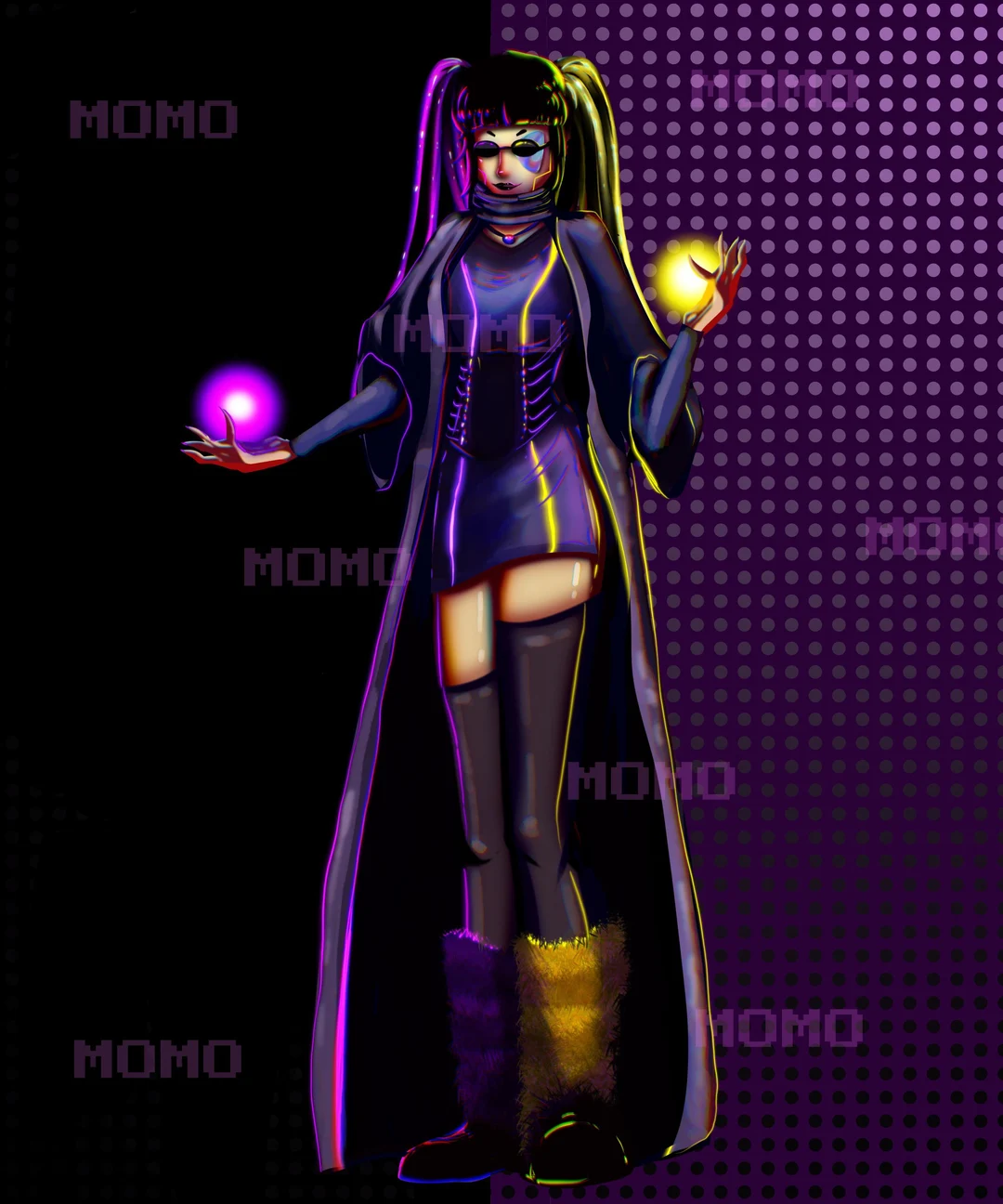 Cybergoth Moira skin concept,me,procreate,2023 | Scrolller