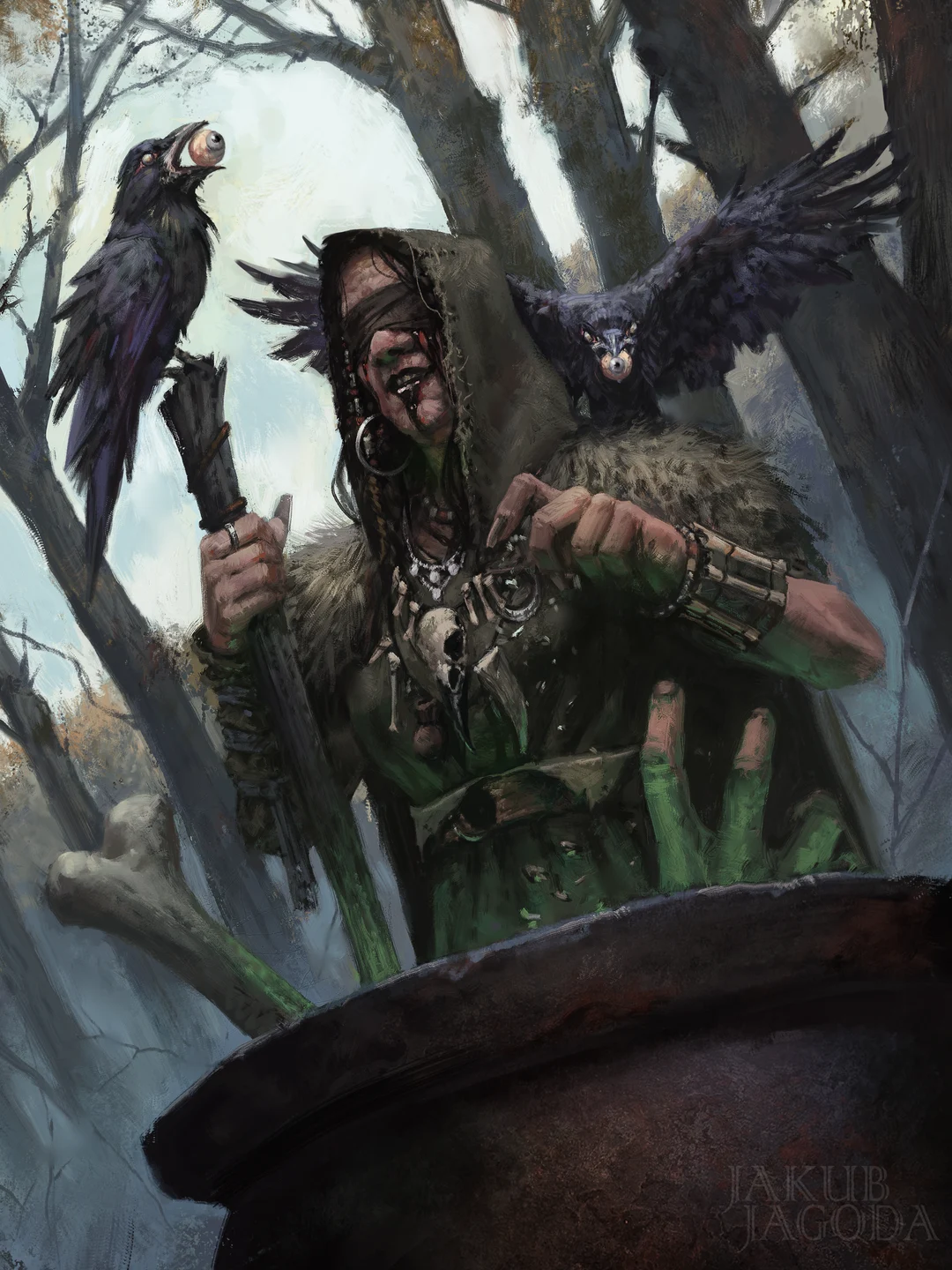 Baba Yaga, Jakub Jagoda, Digital, 2024 | Scrolller