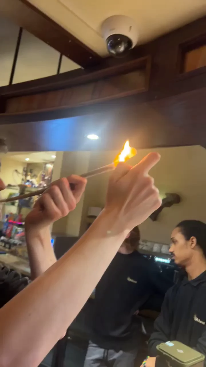 Rolled and smoked this long inside-out joint | Scrolller