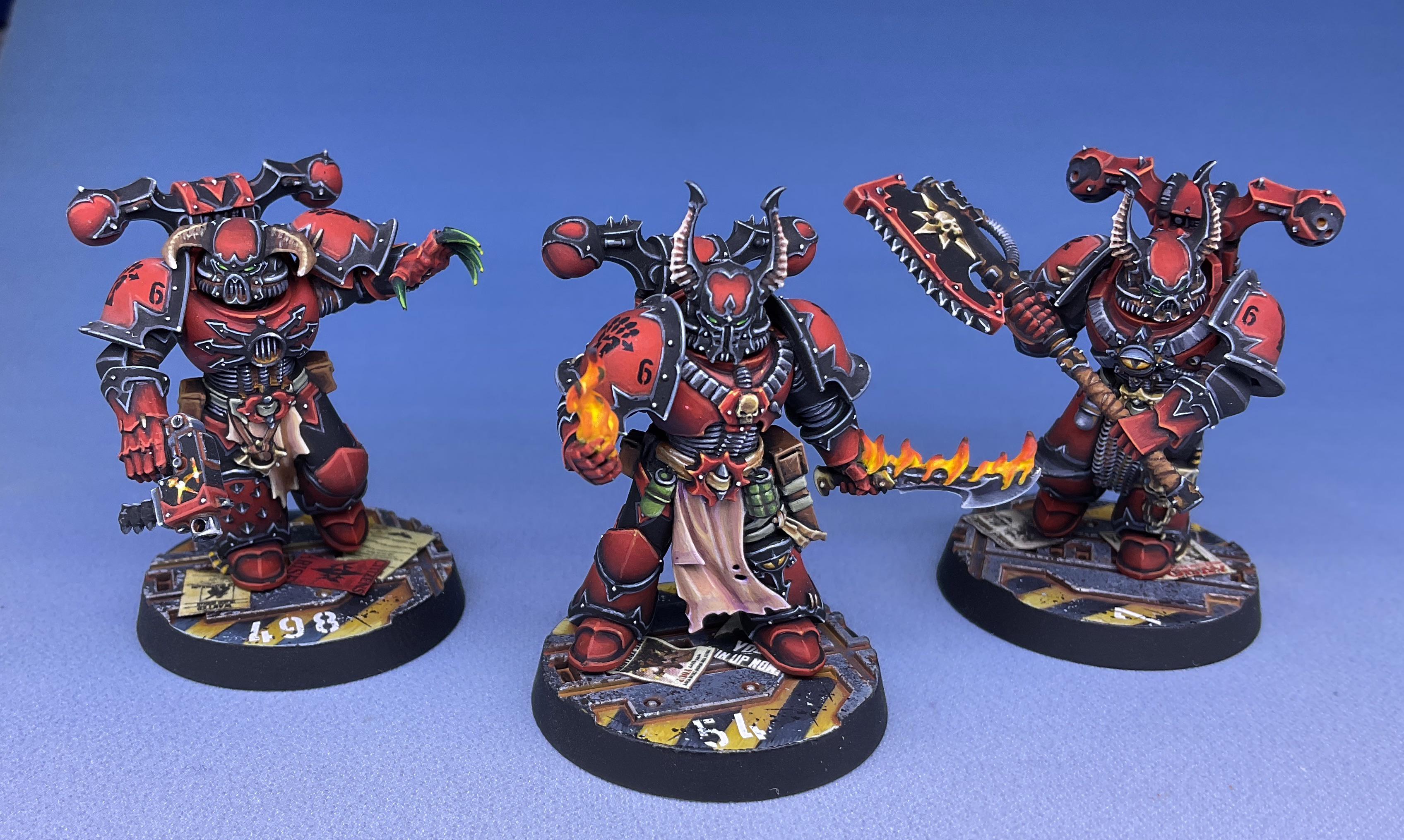 Roundup of April's completed models. Half of my Red Corsair Kill Team is ready for the tabletop ...