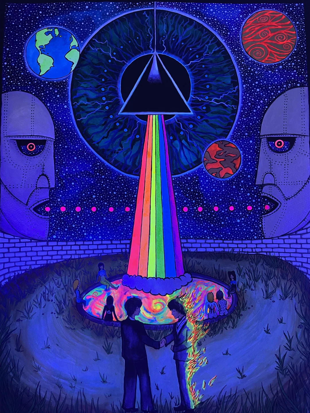 Goodbye blue Sky, By Savanah Lefebvre/Savvy Art, Acrylic inks, 2022 | Scrolller